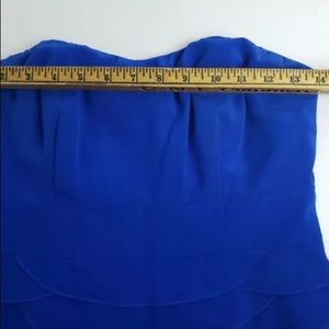 Gianni Bini | Dresses | Gianni Bini Blue Cocktail Strapless Dress Size ...